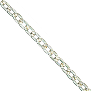 27" Silver Plated Continuous Trace Chain | Wholesale Chains